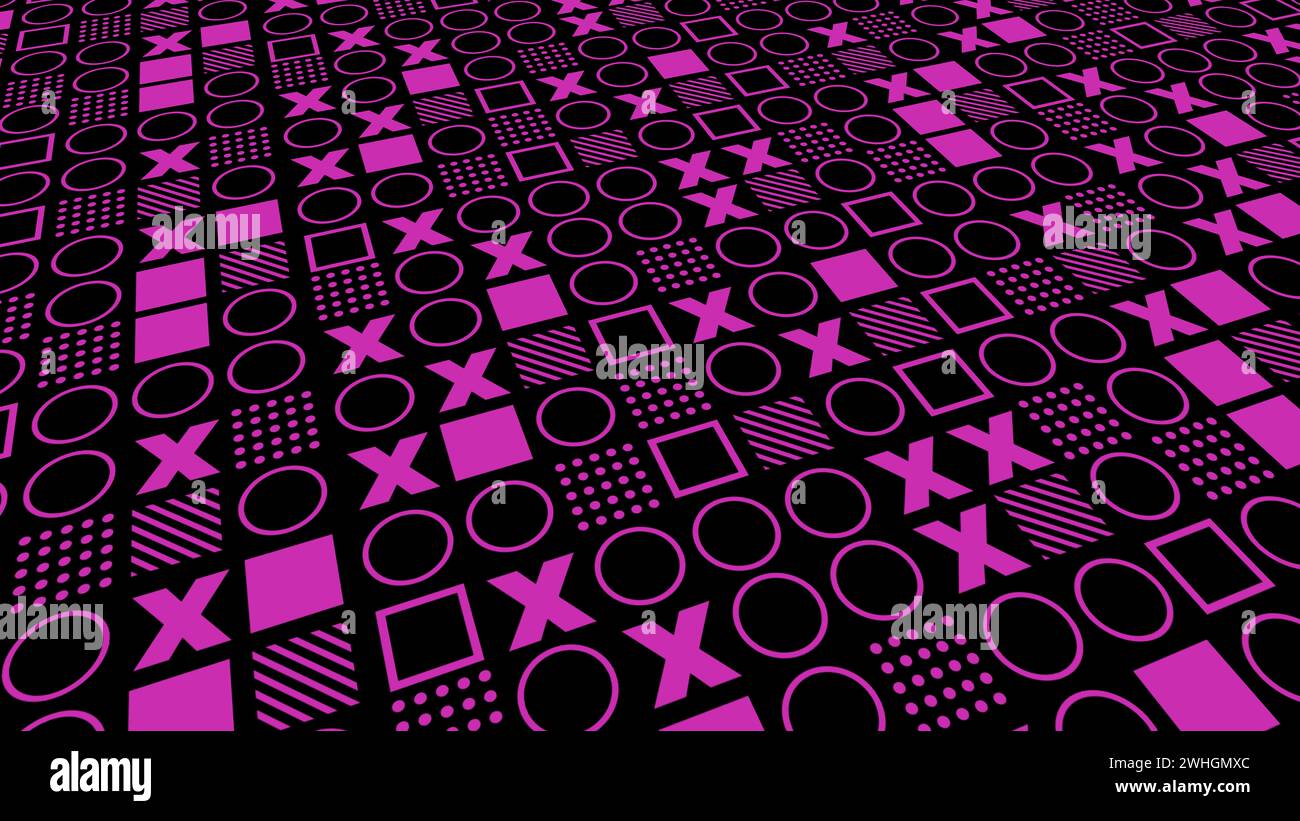 Repeating shapes pattern hi-res stock photography and images - Alamy