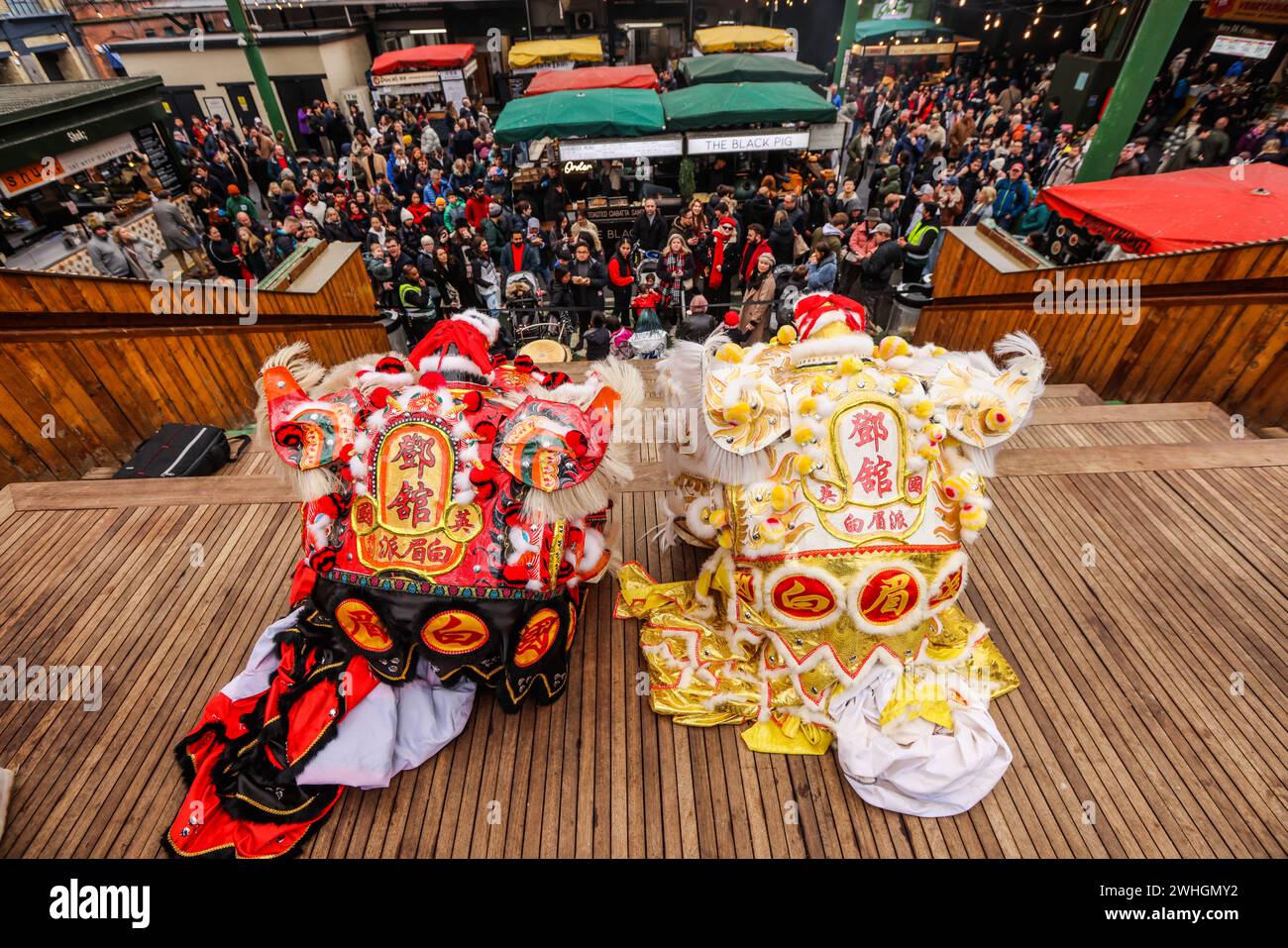 Borough Market, London, UK. 10th Feb, 2024. Traditional Dance ...