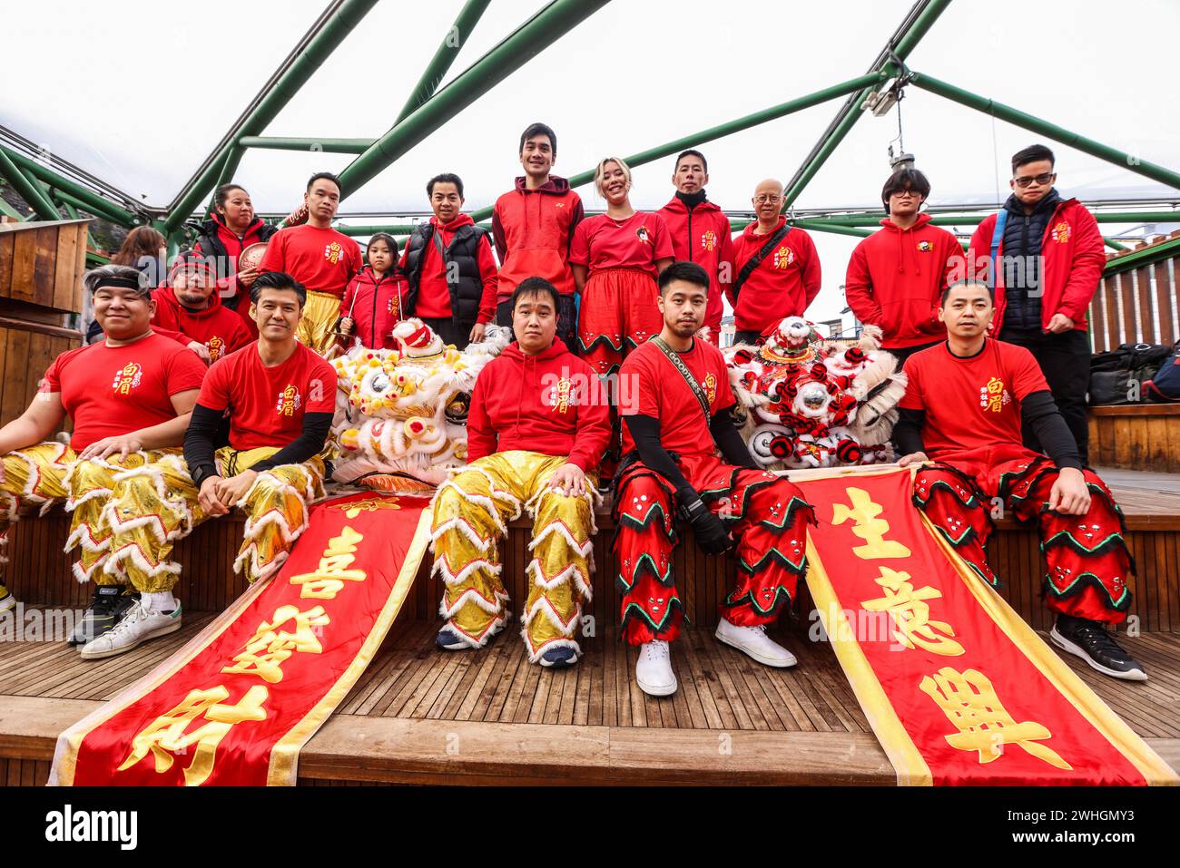 Borough Market, London, UK. 10th Feb, 2024. Traditional Dance ...