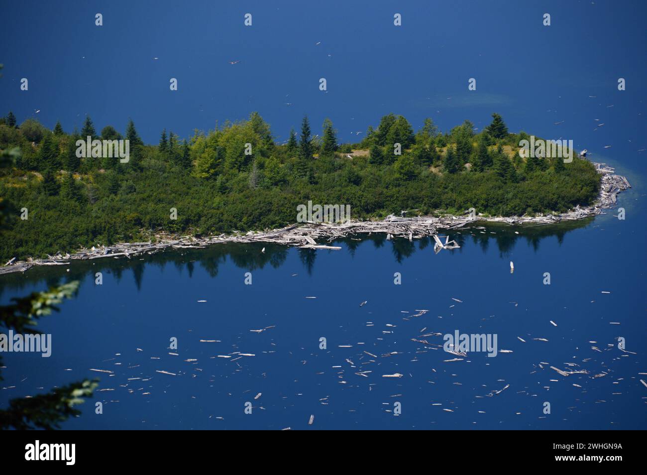 Spirit Lake in Mount St. Helens National Volcanic Monument, Washington ...