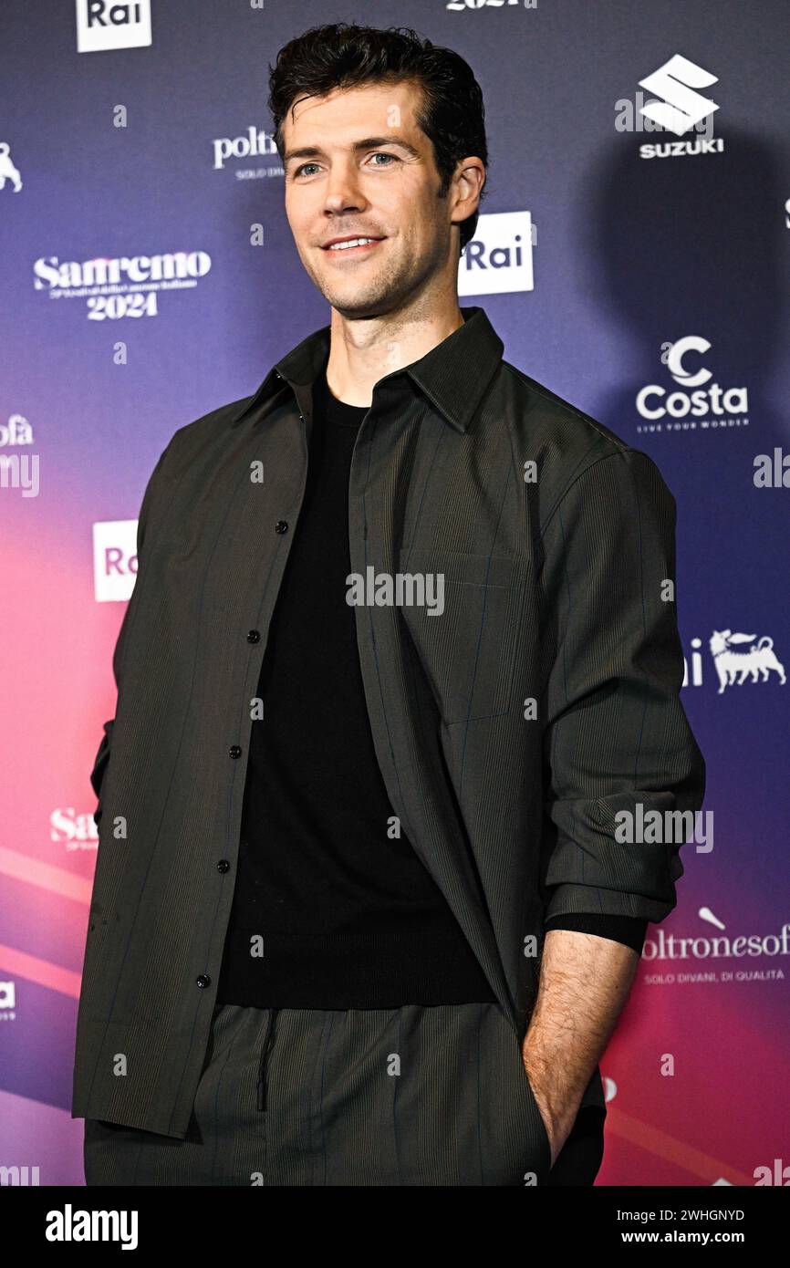 Roberto Bolle attend a photocall, 74th edition of the SANREMO Italian ...