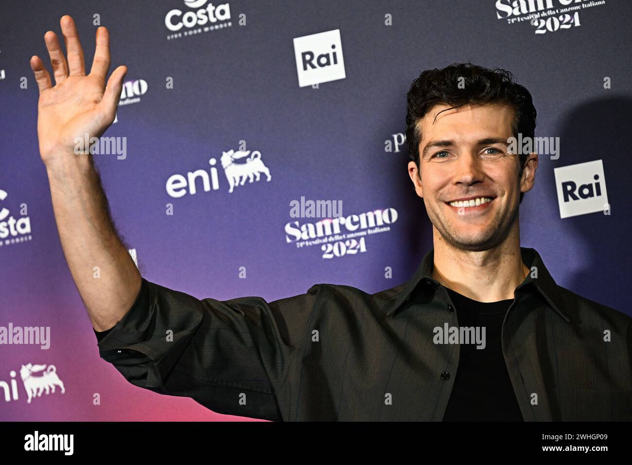 Roberto Bolle attend a photocall, 74th edition of the SANREMO Italian ...