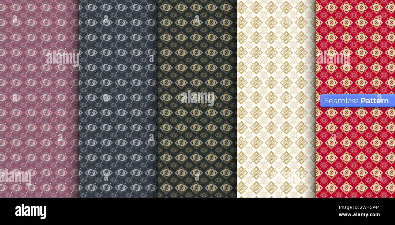 Chinese Japanese style geometric pattern. colors background ...