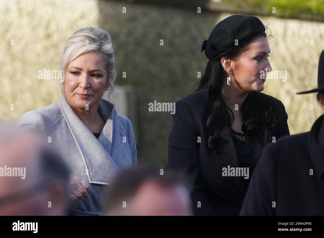First Minister of Northern Ireland Michelle O'Neill (left) with Deputy ...