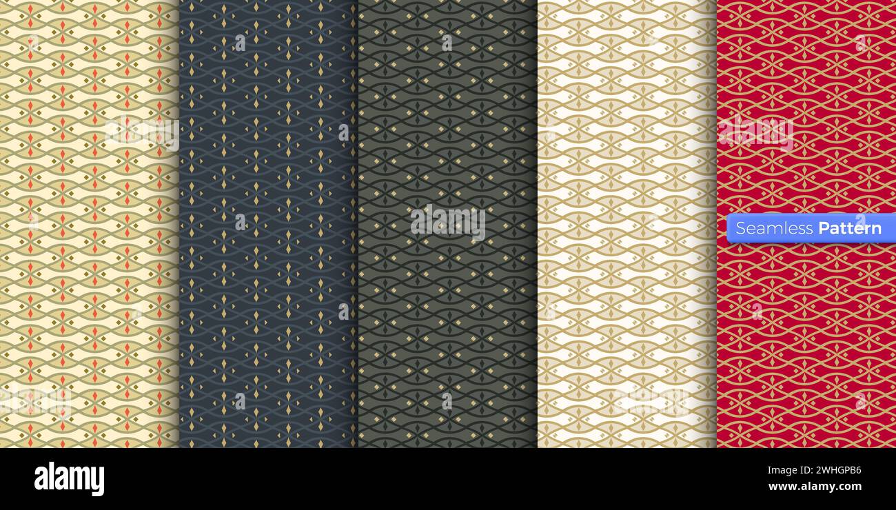 Abstract Curve Geometric Pattern Colors Background Contemporary Art Symmetric Minimal Style