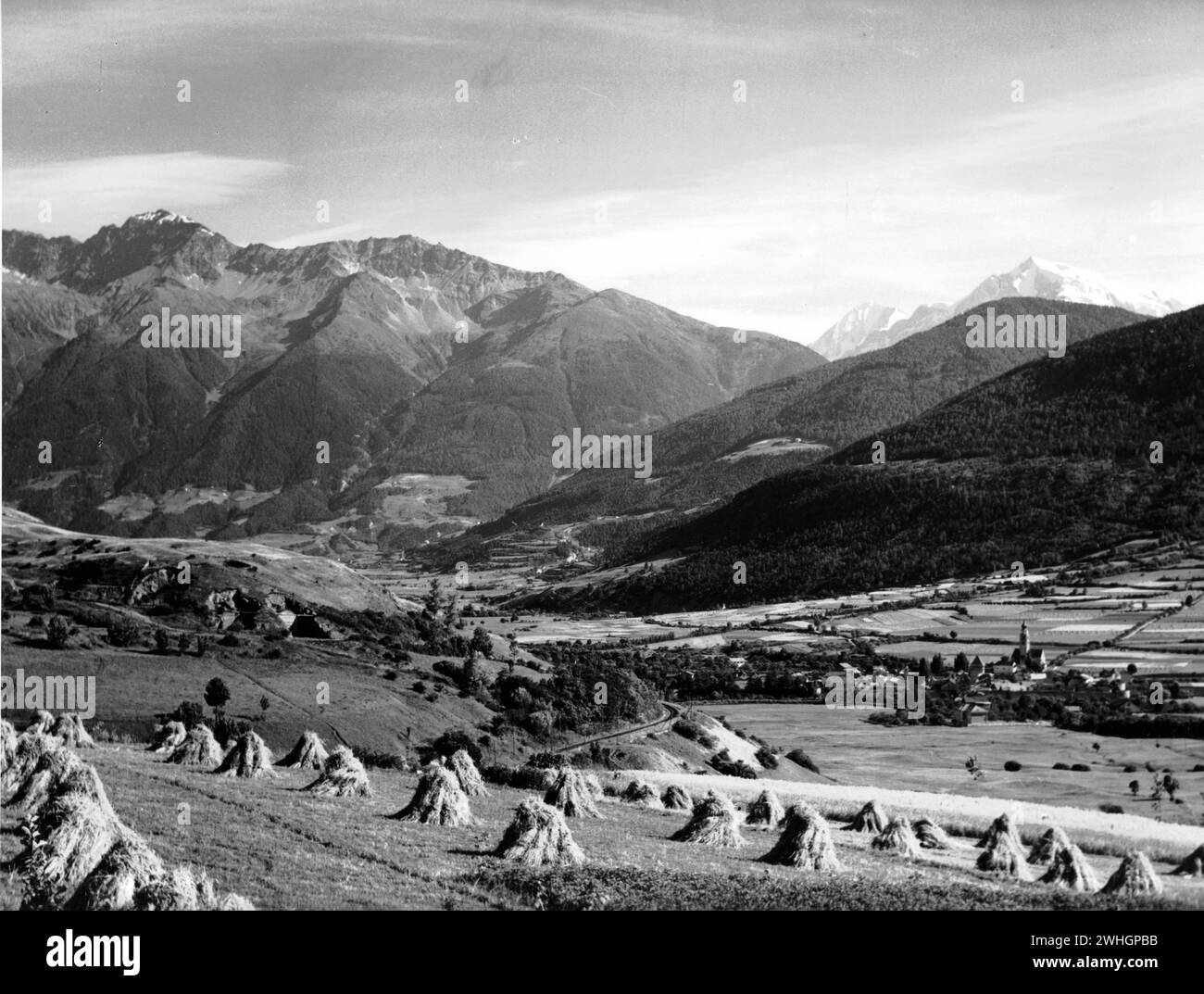 Reschen Pass, Italy, 1964 Stock Photo - Alamy