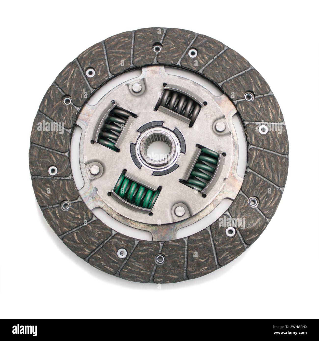 Car clutch disc, together with plate lining Stock Photo - Alamy