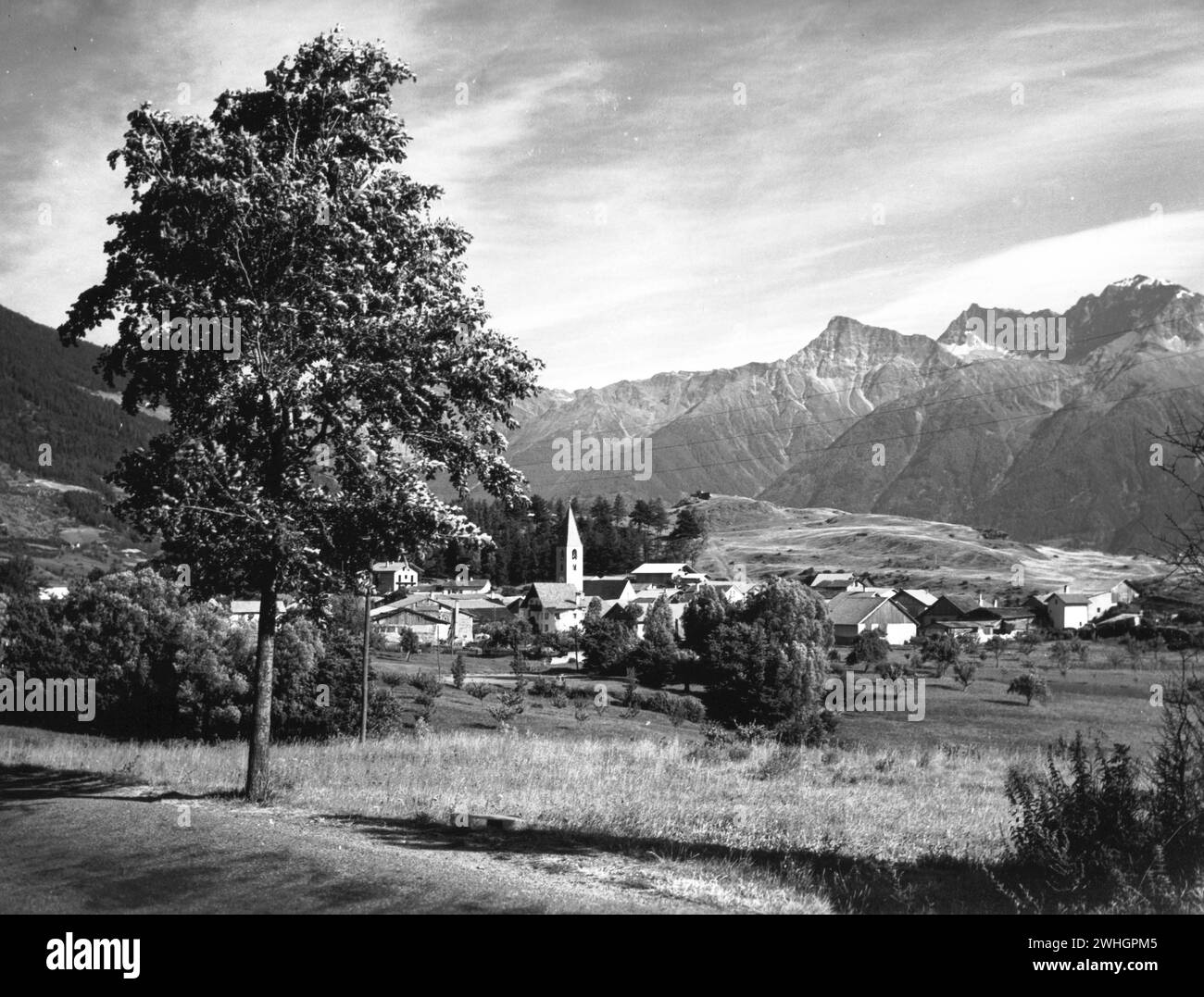 Reschen Pass, Italy, 1964 Stock Photo - Alamy