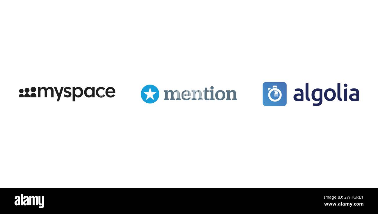 Myspace logo hi-res stock photography and images - Alamy