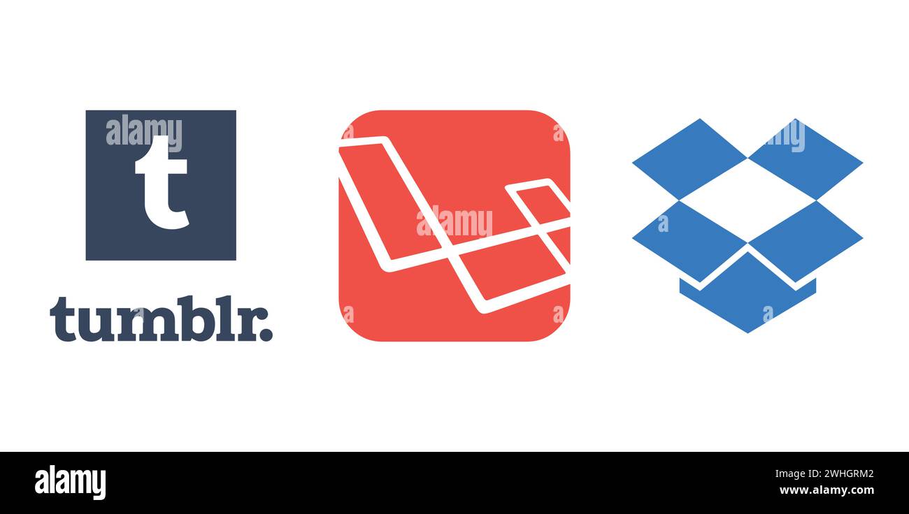 Tumblr logo hi-res stock photography and images - Alamy