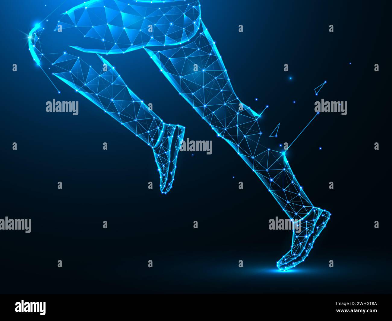 Abstract vector illustration running hi-res stock photography and ...