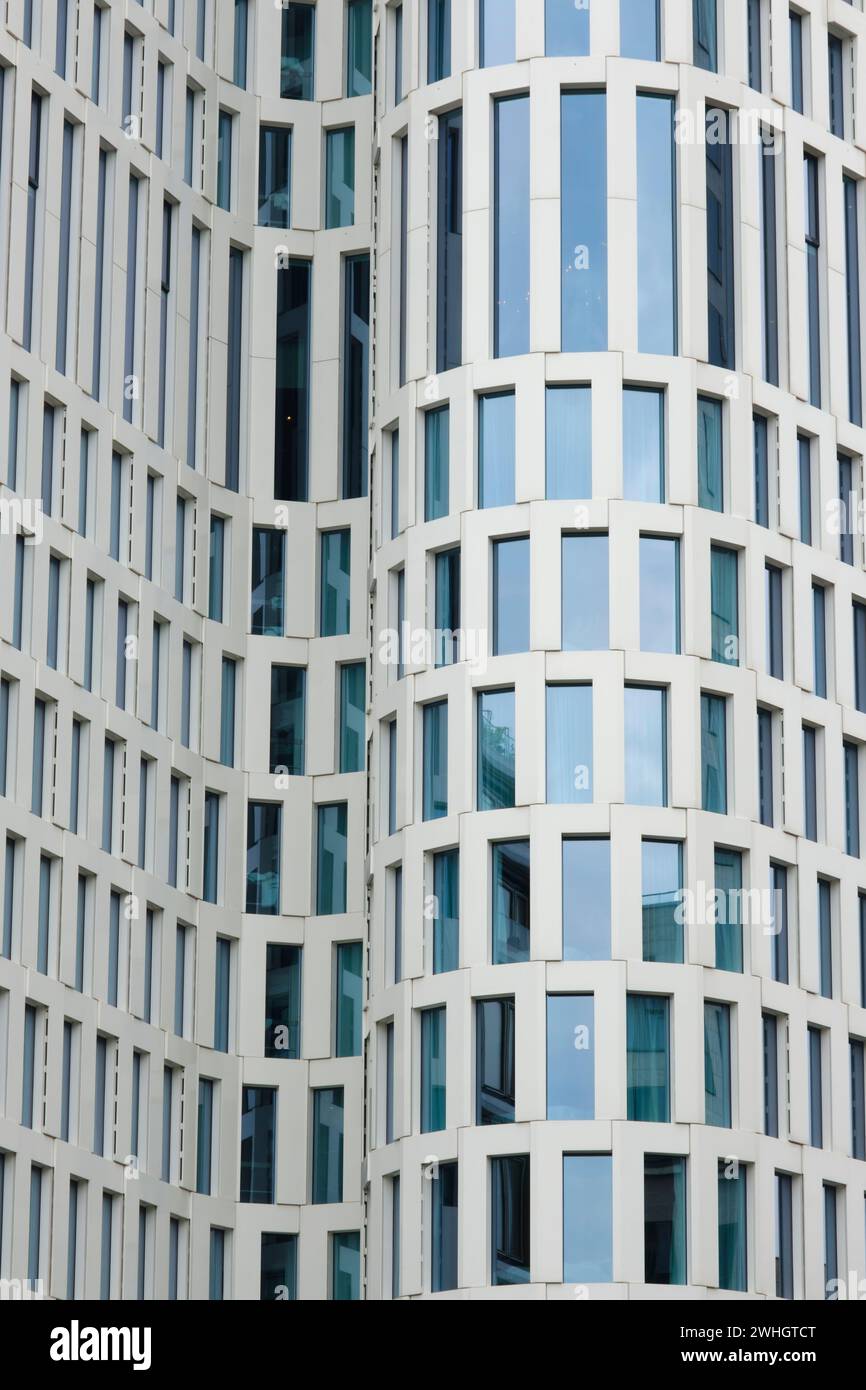 Modern facade with windows Stock Photo - Alamy