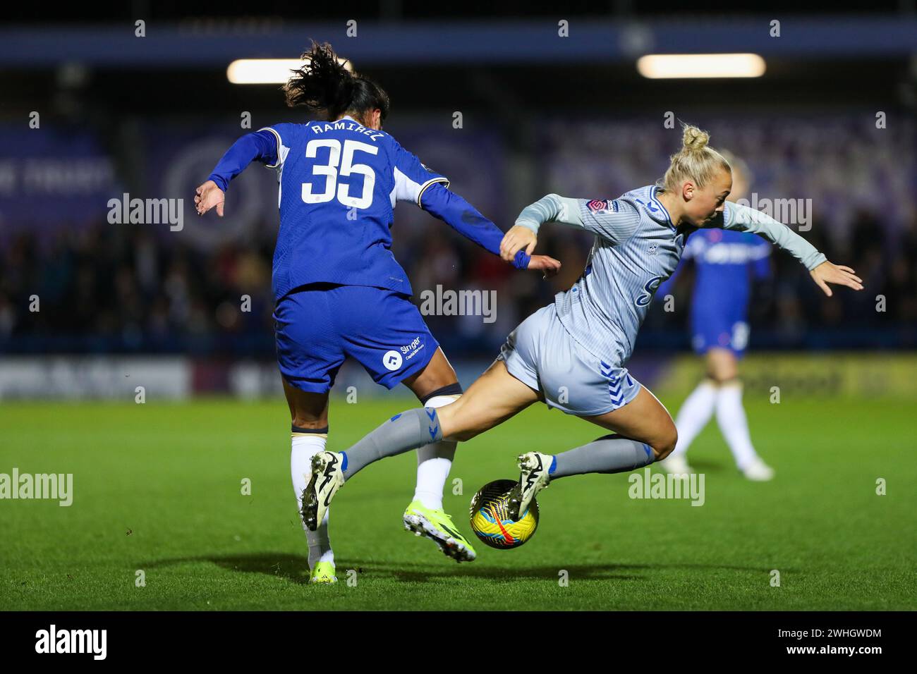 London, UK. 4 February 2024. Hanna Bennison during the WSL fixture ...