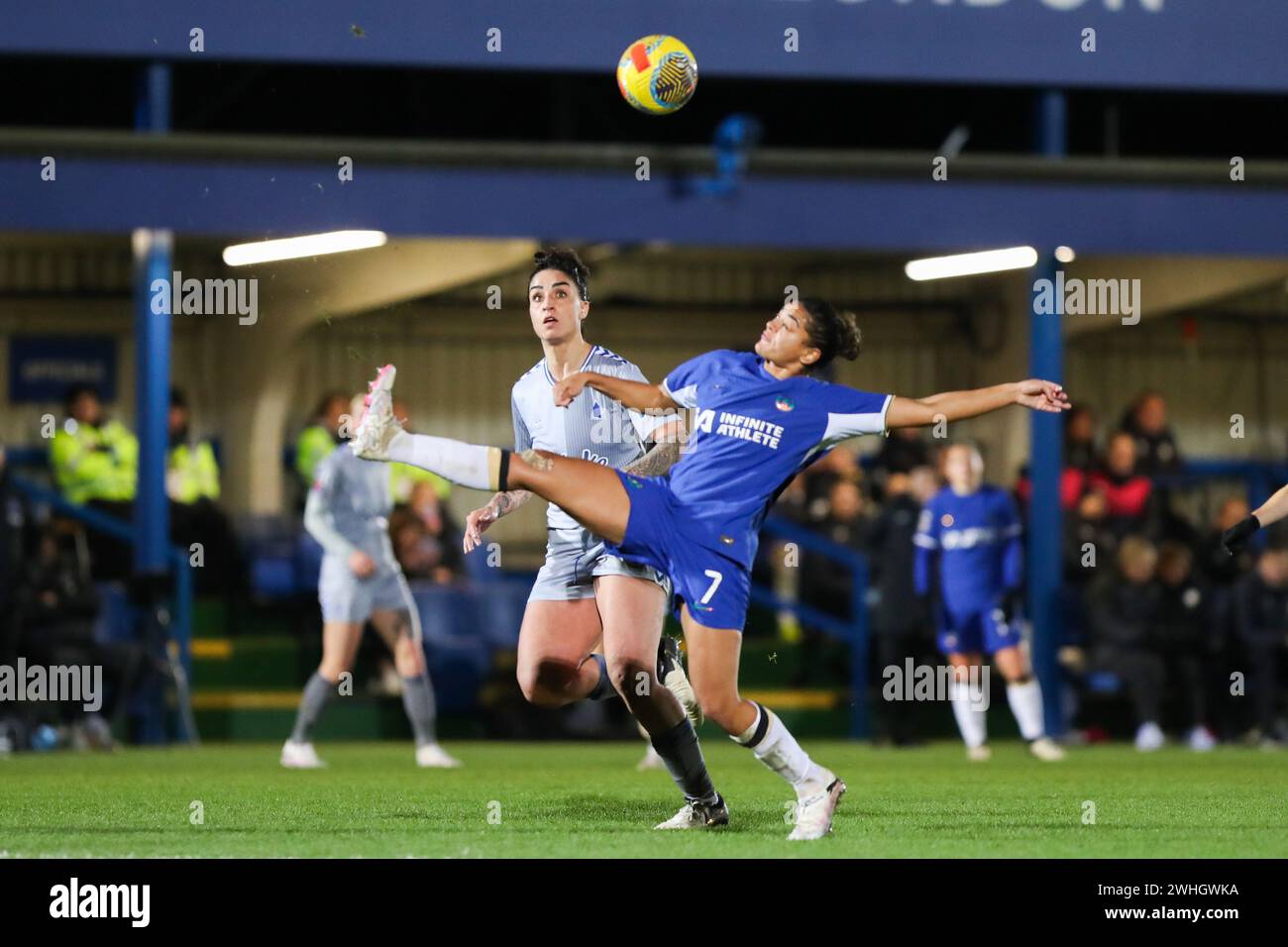 London, UK. 4 February 2024. Jess Carter during the WSL fixture between ...