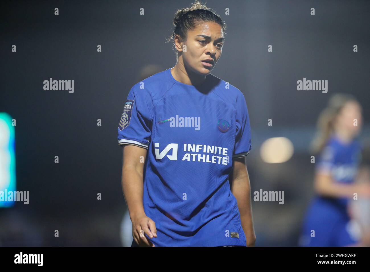 London, UK. 4 February 2024. Jess Carter during the WSL fixture between ...