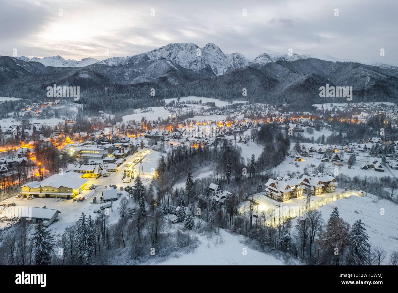 Zakopane mountain view hi-res stock photography and images - Alamy