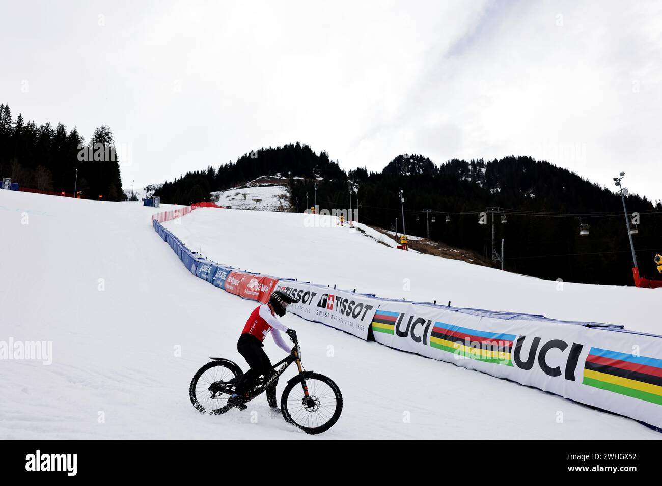 Chatel, France. 10th Feb, 2024. Picture by Alex Whitehead/SWpix.com ...