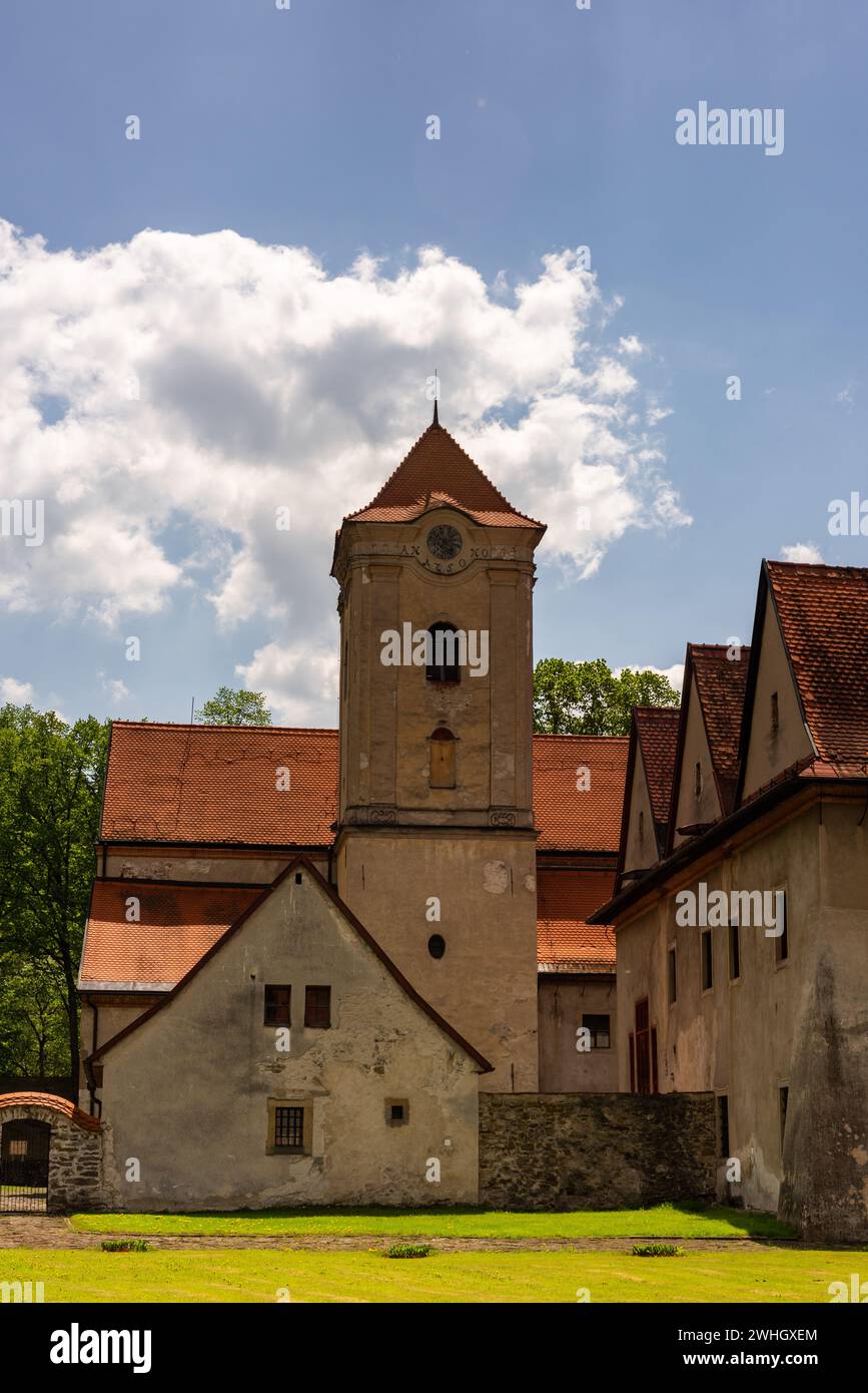 Red monastery hi-res stock photography and images - Alamy