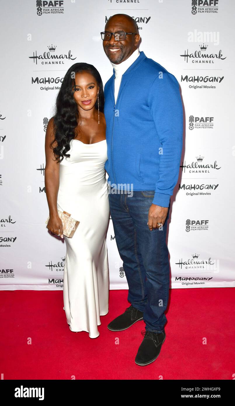 Los Angeles, Ca. 9th Feb, 2024. Deborah Ayorinde, Roger Bobb at the ...