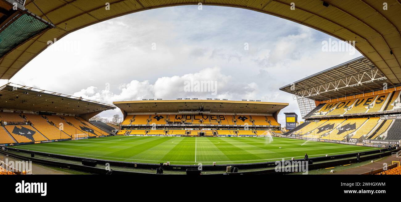 10th February 2024; Molineux Stadium, Wolverhampton, West Midlands ...