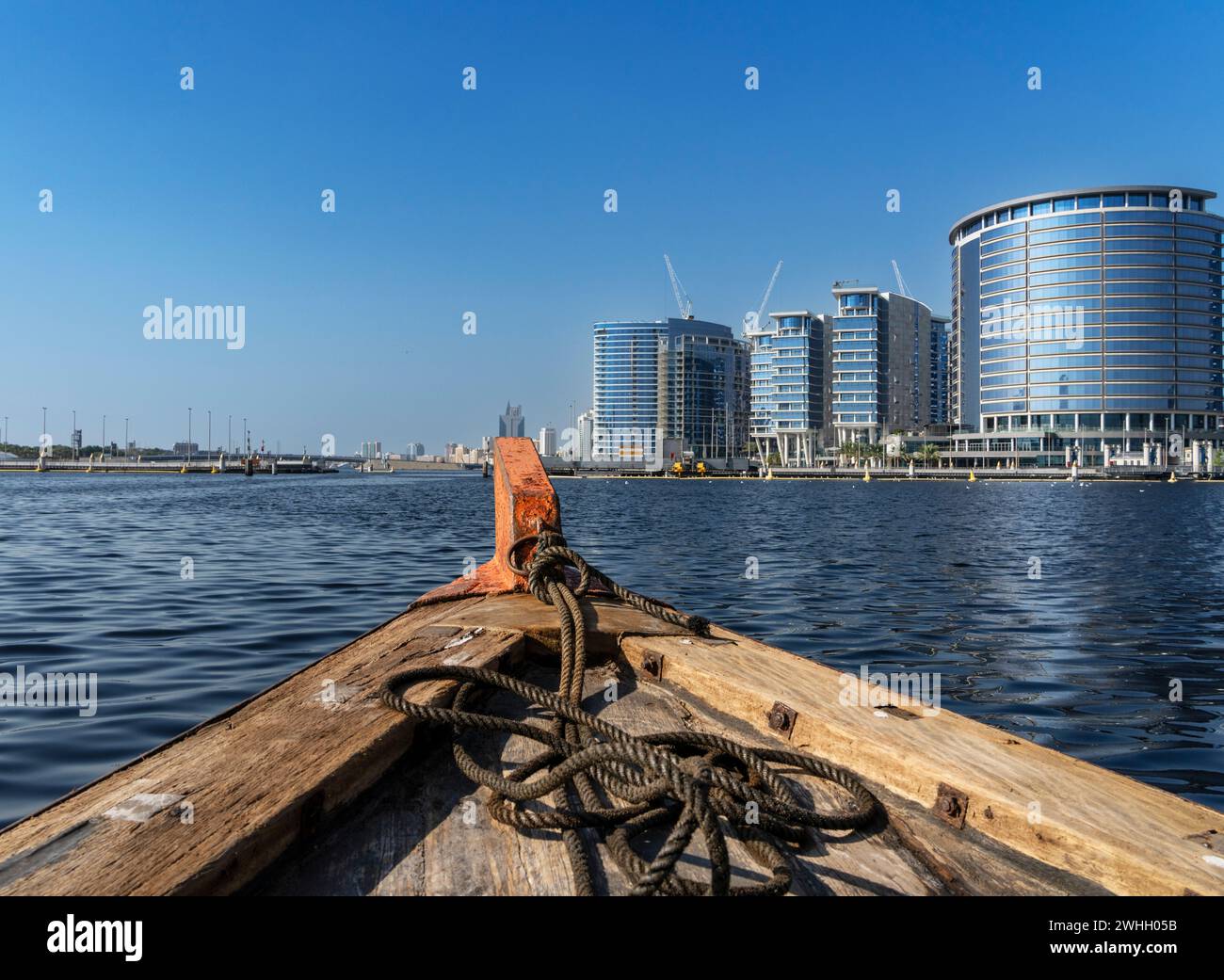 Bug Of An Abra On The Creek River, Dubai, United Arab Emirates, Middle ...