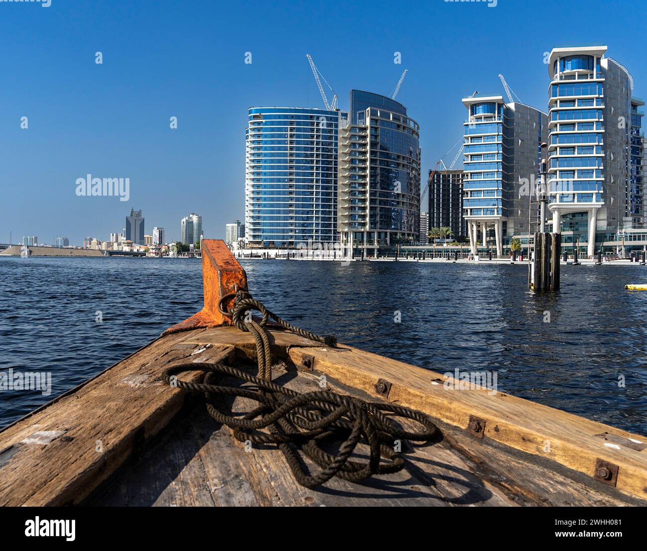 Bug Of An Abra On The Creek River, Dubai, United Arab Emirates, Middle ...