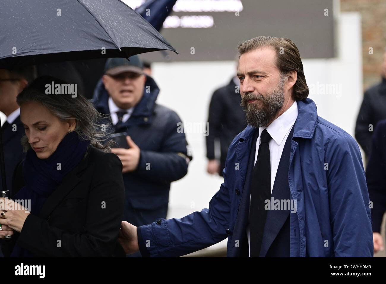 Principe Aimone e Principessa Olga di Savoia Aosta al funerale di ...