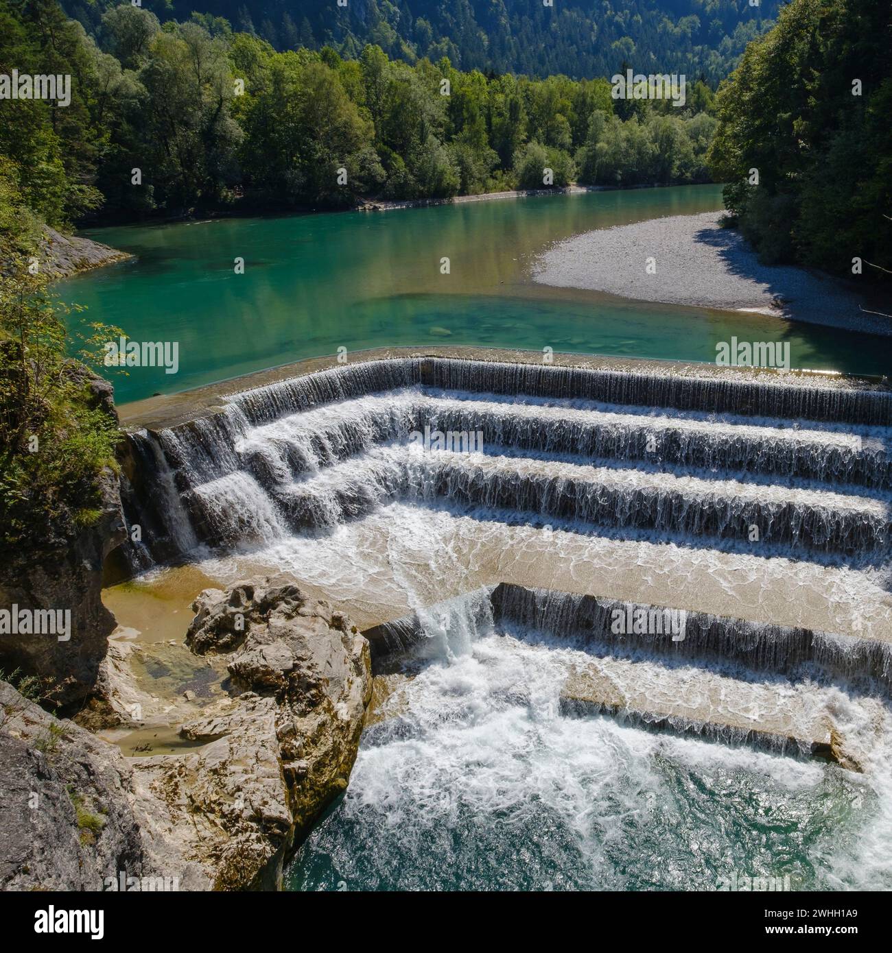 Fuessen waterfall hi-res stock photography and images - Alamy
