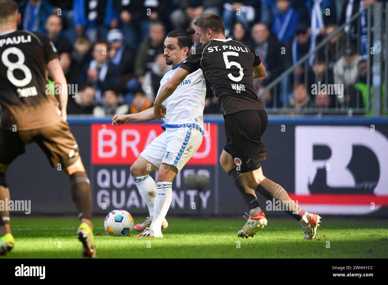 Magdeburg, Germany. 10th Feb, 2024. Soccer, Bundesliga 2, Matchday 21 ...