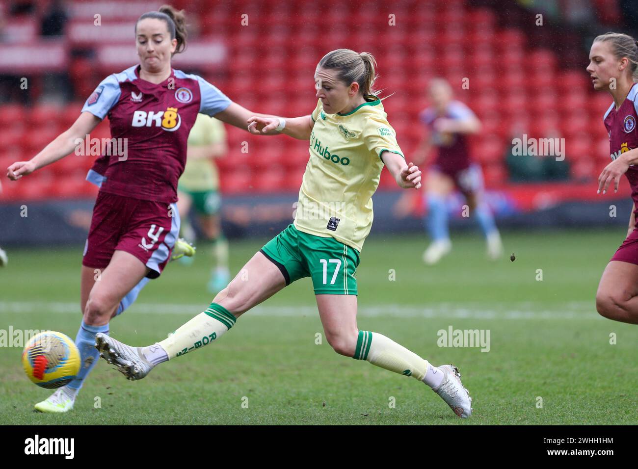 Walsall, UK. 3 February 2024. Amalie Thestrup during the WSL fixture ...