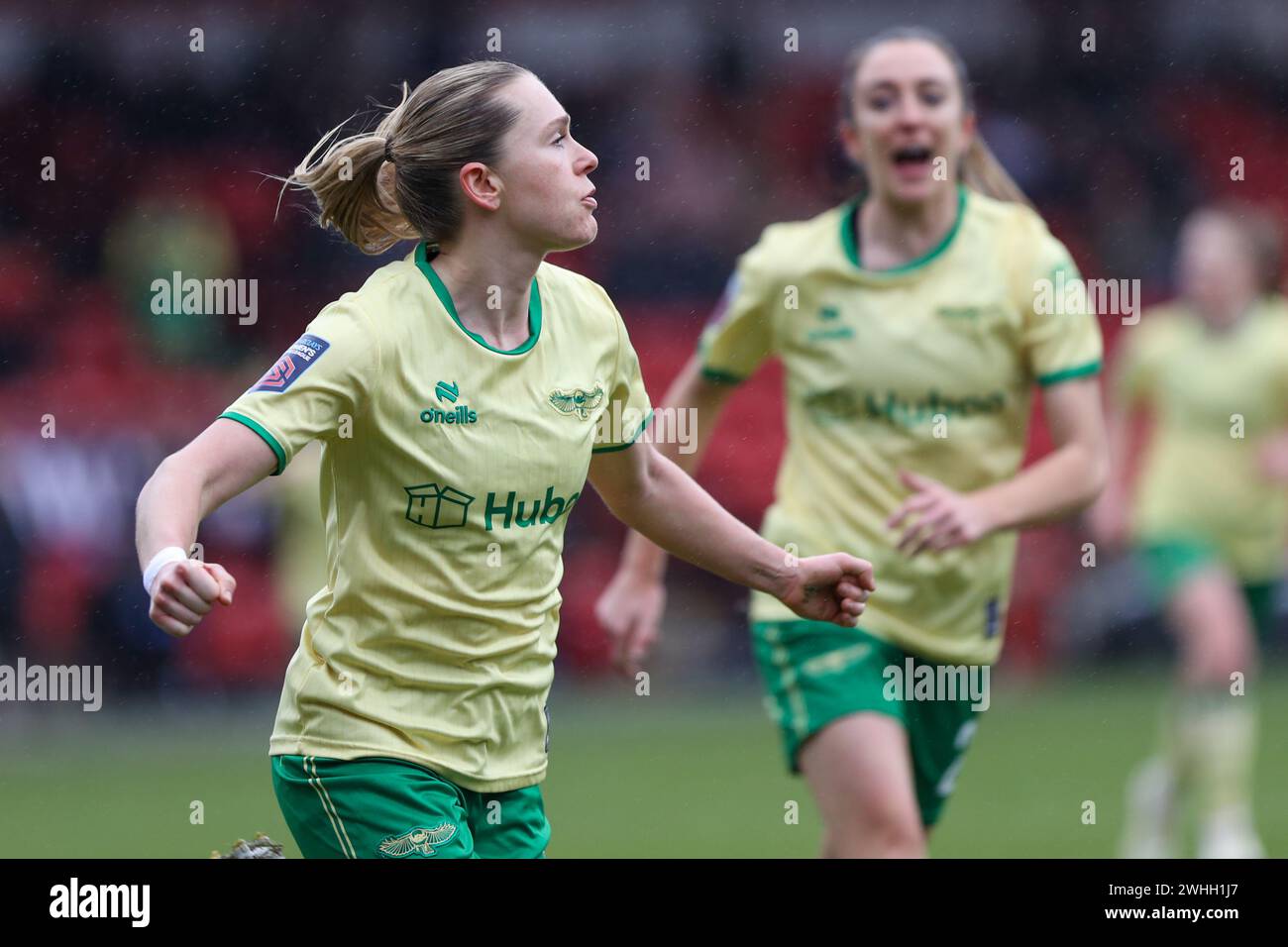Walsall, UK. 3 February 2024. Amalie Thestrup during the WSL fixture ...