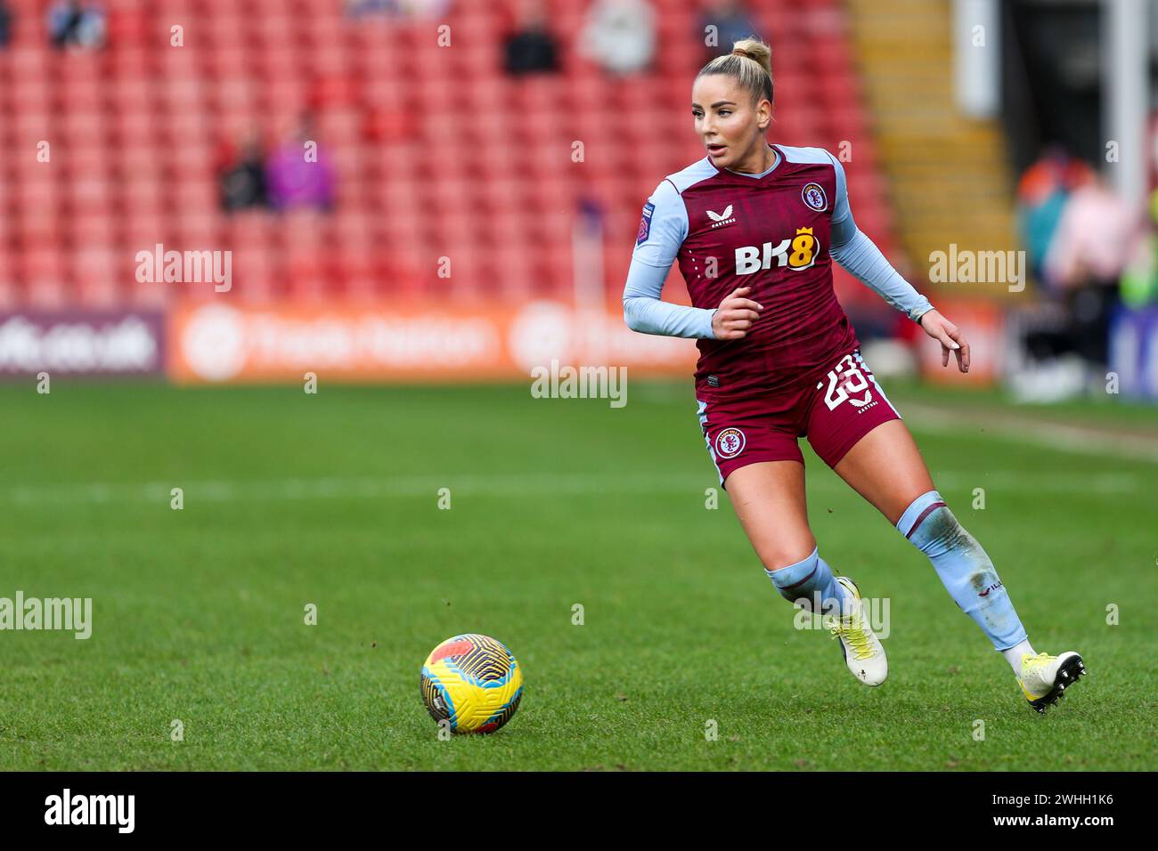 Walsall, UK. 3 February 2024. Adriana Leon during the WSL fixture ...