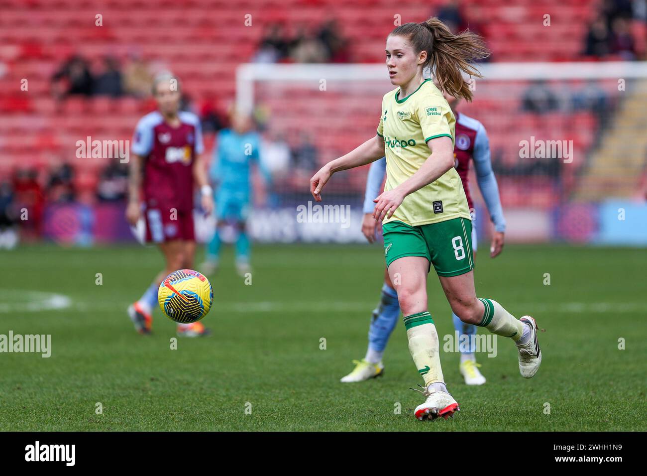 Walsall, UK. 3 February 2024. Amy Rodgers during the WSL fixture ...