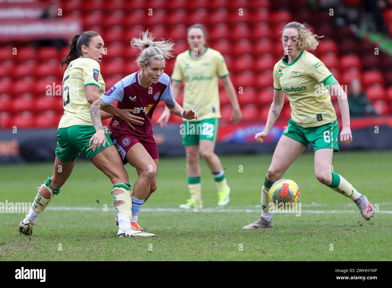 Walsall, UK. 3 February 2024. Rachel Daly during the WSL fixture ...