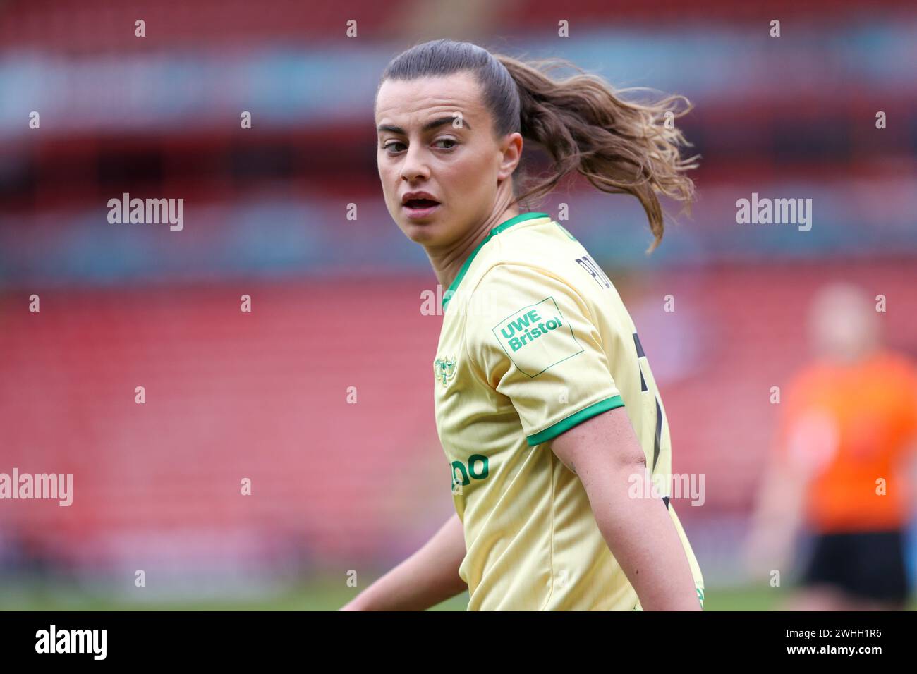 Walsall, UK. 3 February 2024. Ella Powell during the WSL fixture ...