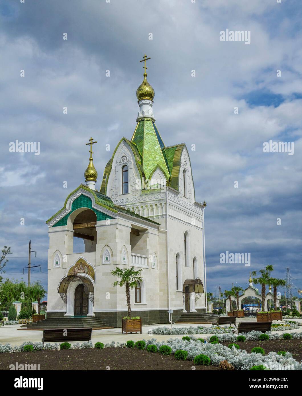 Temple of Intercession of Blessed Virgin Mary in farm Novoukrainsky ...