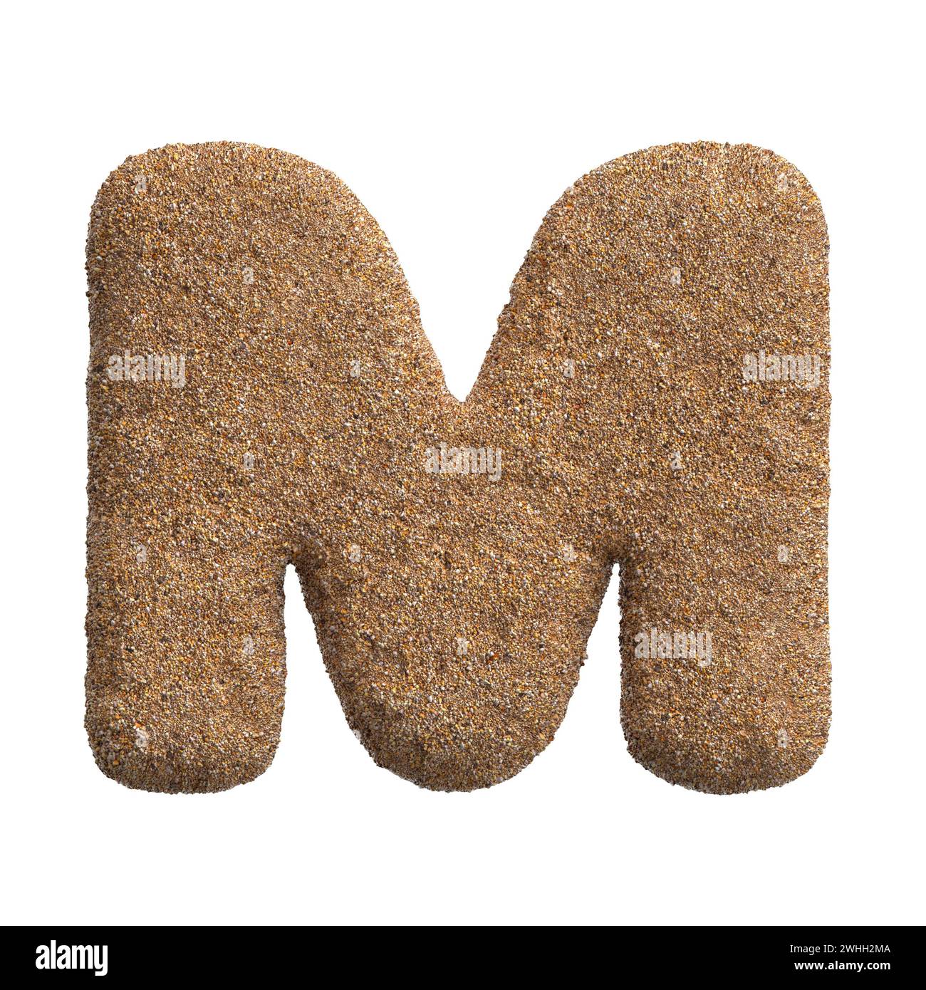 Sand letter M - Capital 3d beach font - Holidays, travel or ocean ...