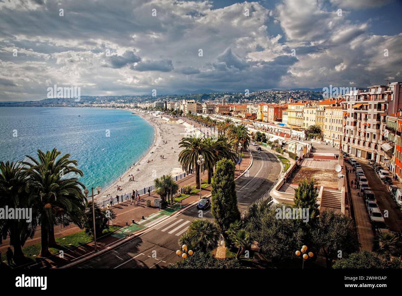 The Promenade follows the waterfront in Nice, France Stock Photo - Alamy