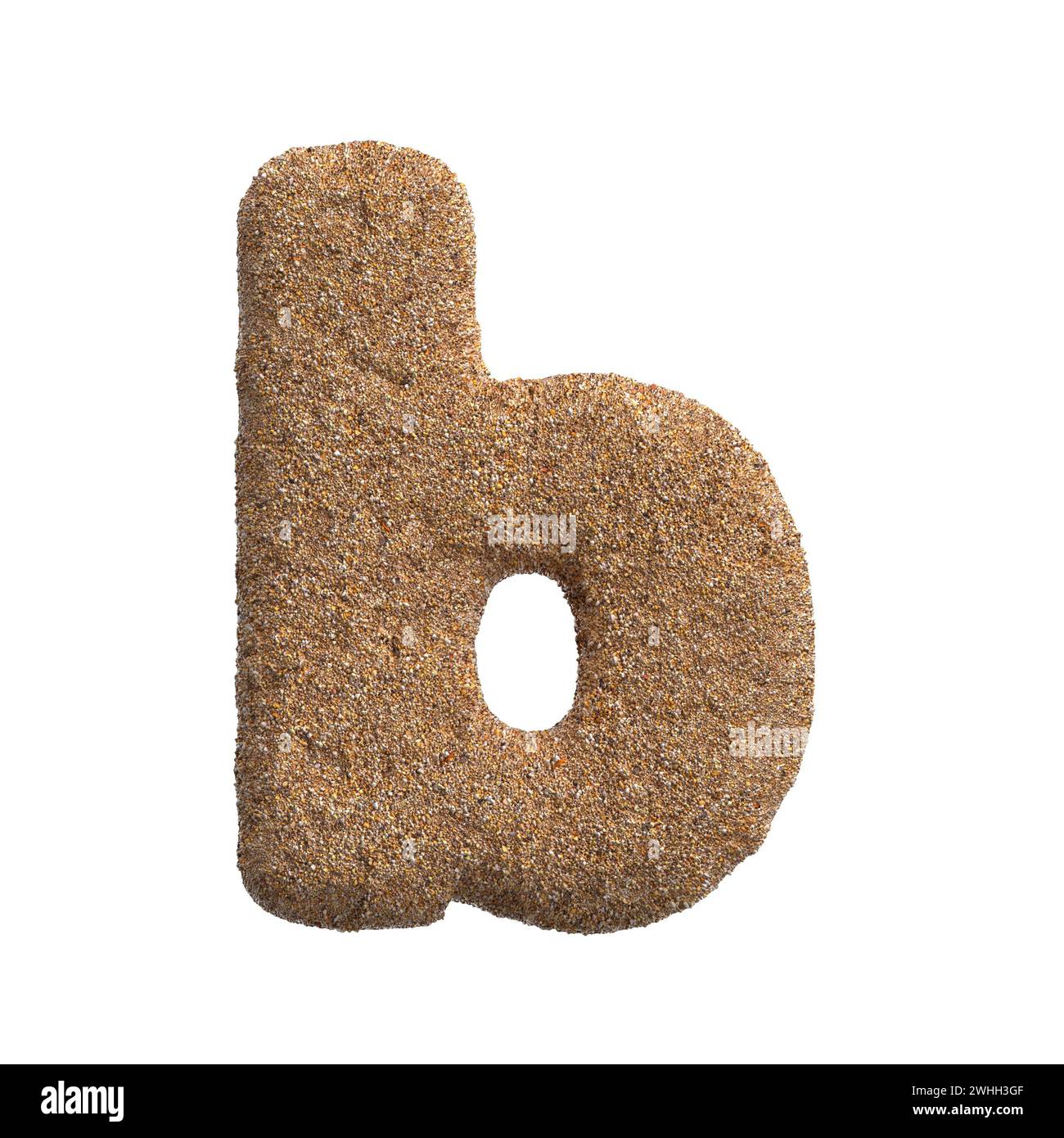 Sand letter B - Lower-case 3d beach font - Holidays, travel or ocean ...