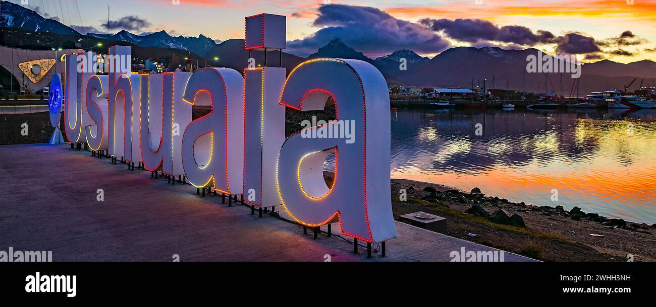 Ushuaia city night hi-res stock photography and images - Alamy