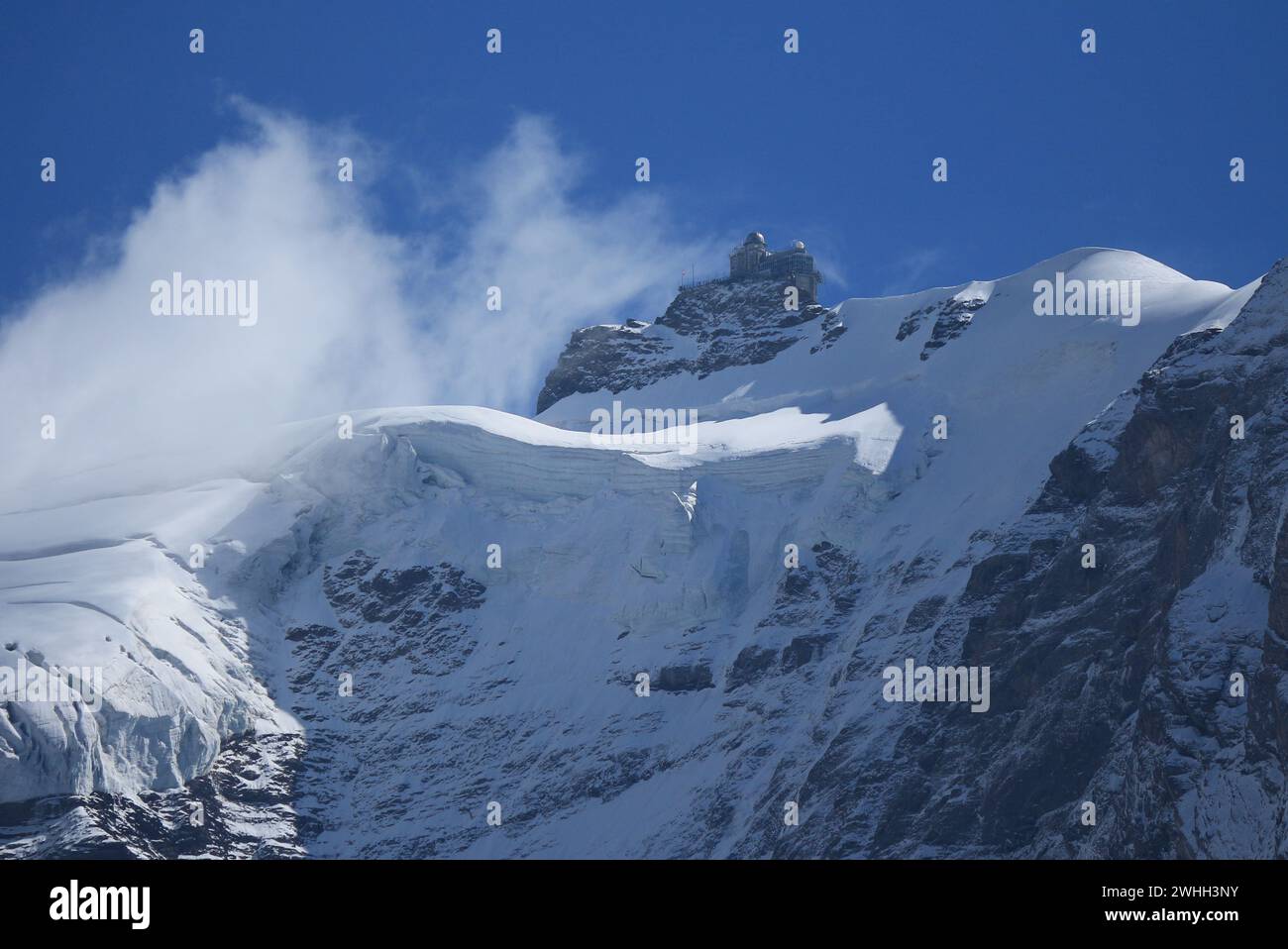 Sphinx Observatory, Jungfraujoch Stock Photo - Alamy