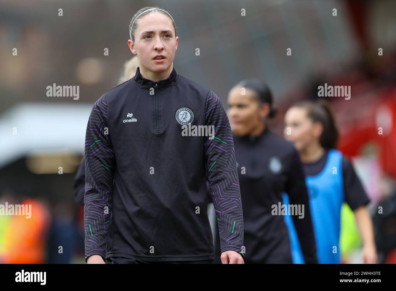 Crawley, UK. 21 January 2024. Naomi Layzell during the WSL fixture ...