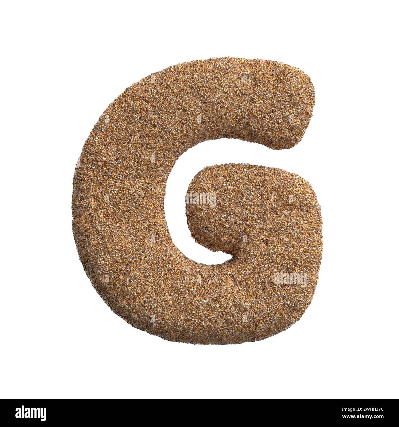 Sand letter G - Capital 3d beach font - Holidays, travel or ocean ...