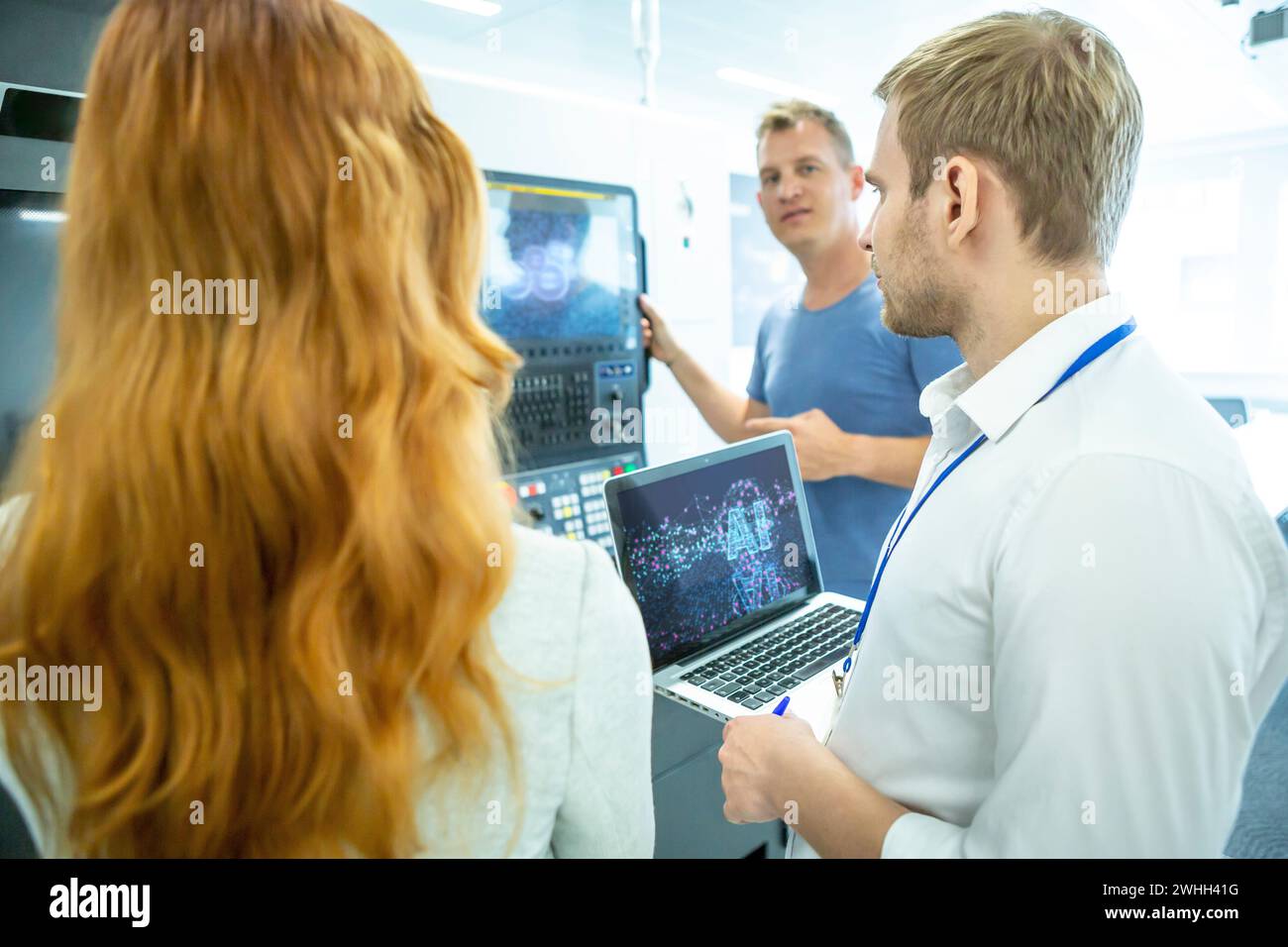 Industrial Robots AI Development Stock Photo - Alamy