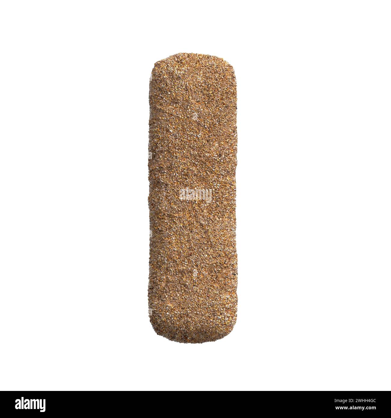 Sand letter L - Lowercase 3d beach font - Holidays, travel or ocean ...