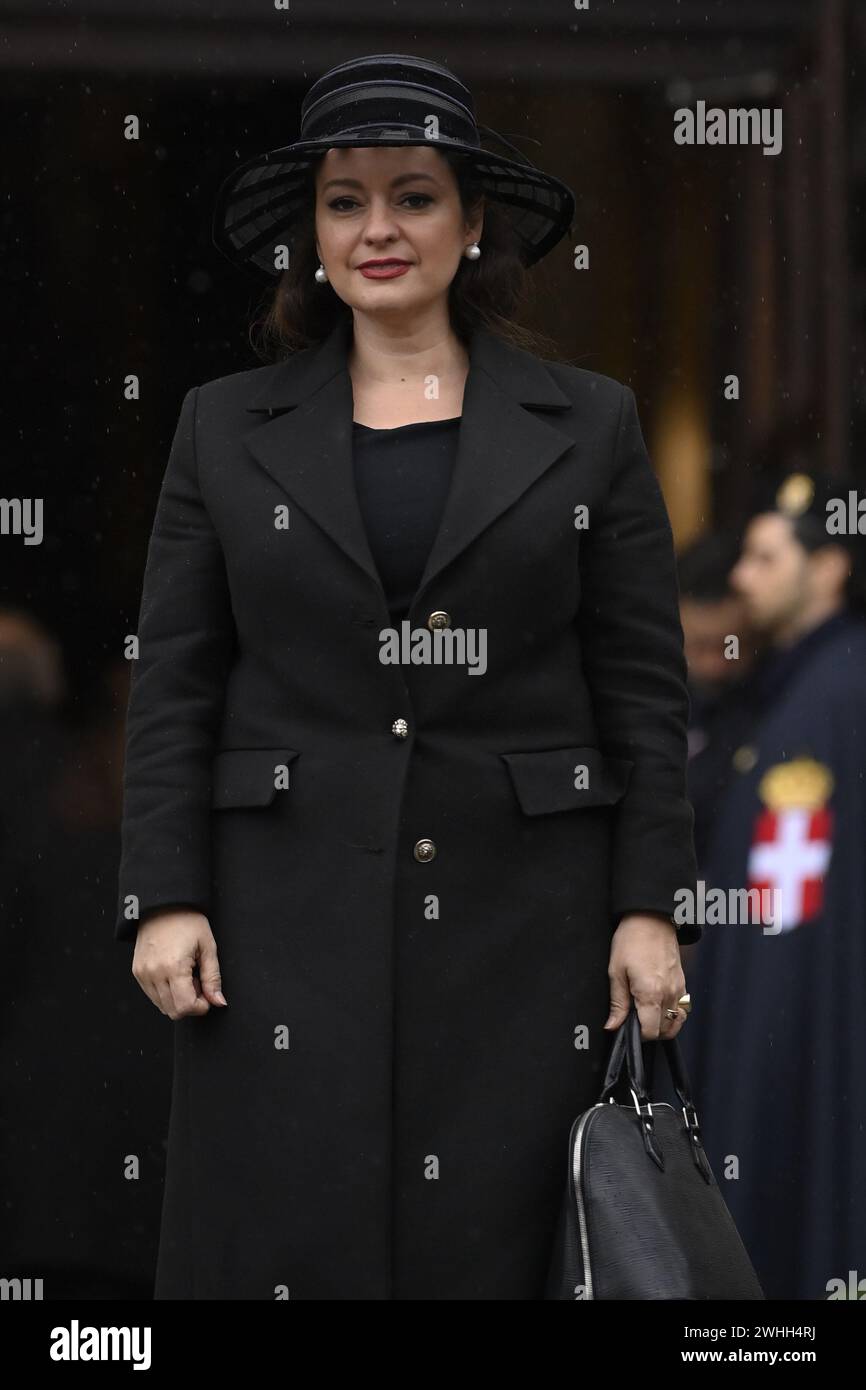 Rebecca Virginia Bettarini Gran Duchessa di Russia al funerale di ...