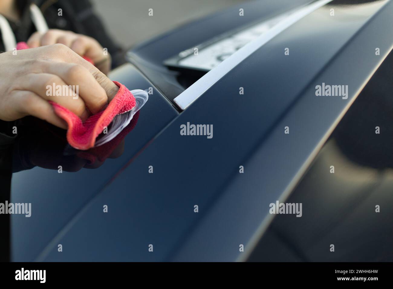 Handcraft manual polishing paste cleaning car with microfiber cloth ...