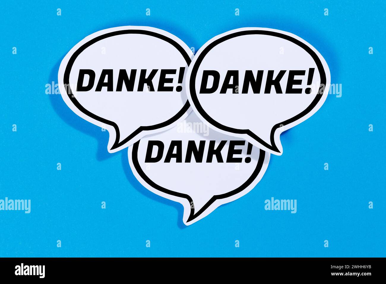 Stuttgart, Germany - January 13, 2024: Thank You In Balloons ...