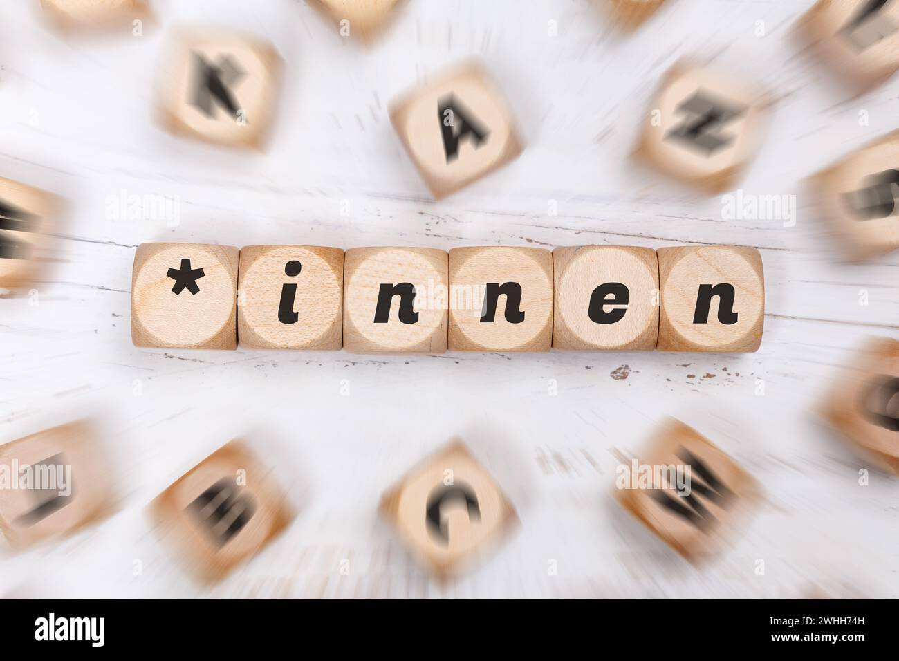 Stuttgart, Germany - January 24, 2024: Gendering With Gendersternchen ...