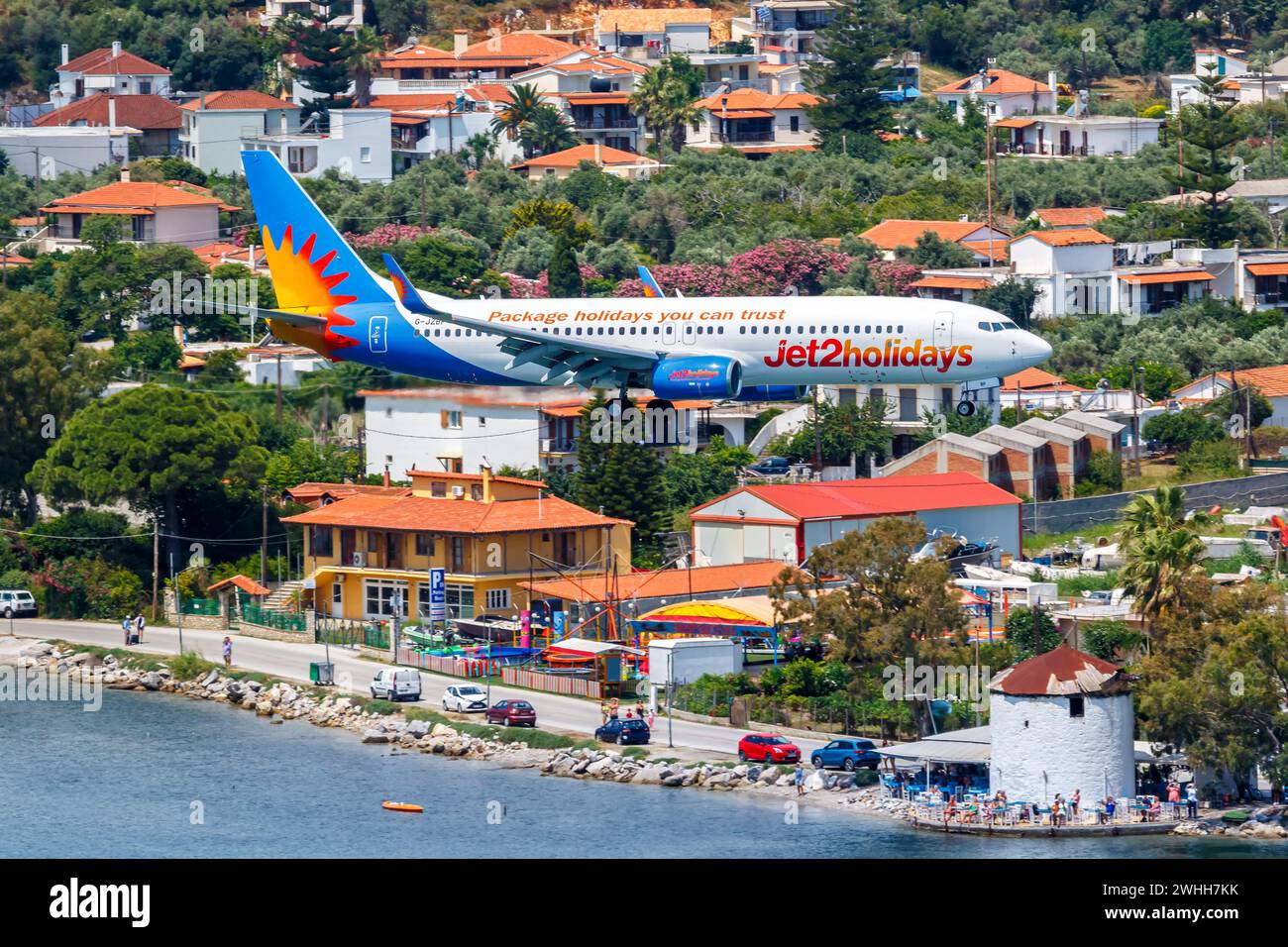 Skiathos, Greece - June 30, 2023: A Boeing 737-800 Jet2 Aircraft With ...